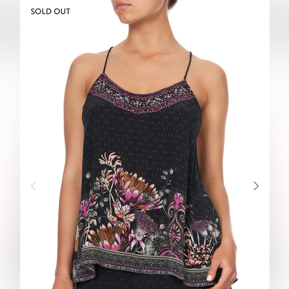 Camilla | Tops | Bnwt Camilla Restless Nights T Back Shoe String Top ...